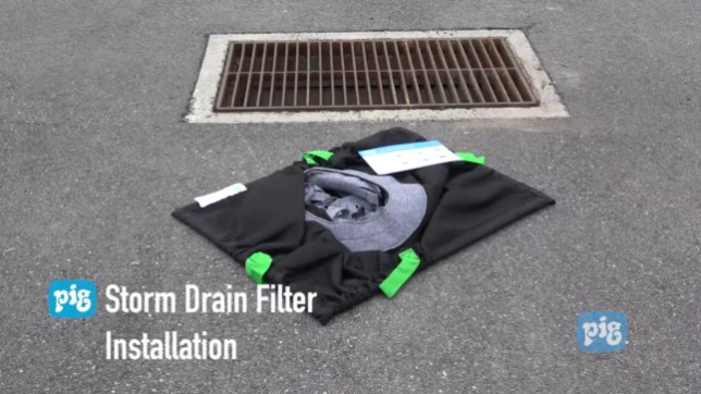 Storm Drain Filter Fabric GrateGator Above Grate Filter For Catch