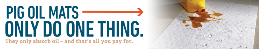 Oil Absorbent Mat Pads for Oils, Fuels & More - New Pig