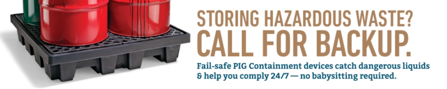 Secondary Containment Spill Pallets, Decks & Sheds - New Pig