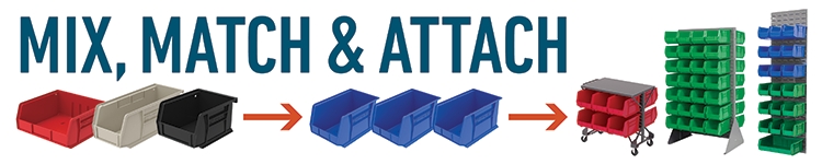 Akro Bins Racks & Wall Mounts from Akro-Mils - New Pig