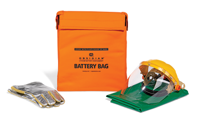 PIG™ Obsidian™ Battery Containment Bag Kit - BAT320 - New Pig