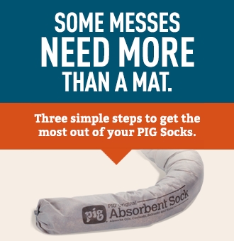 Absorbent Socks to Contain Spills - New Pig