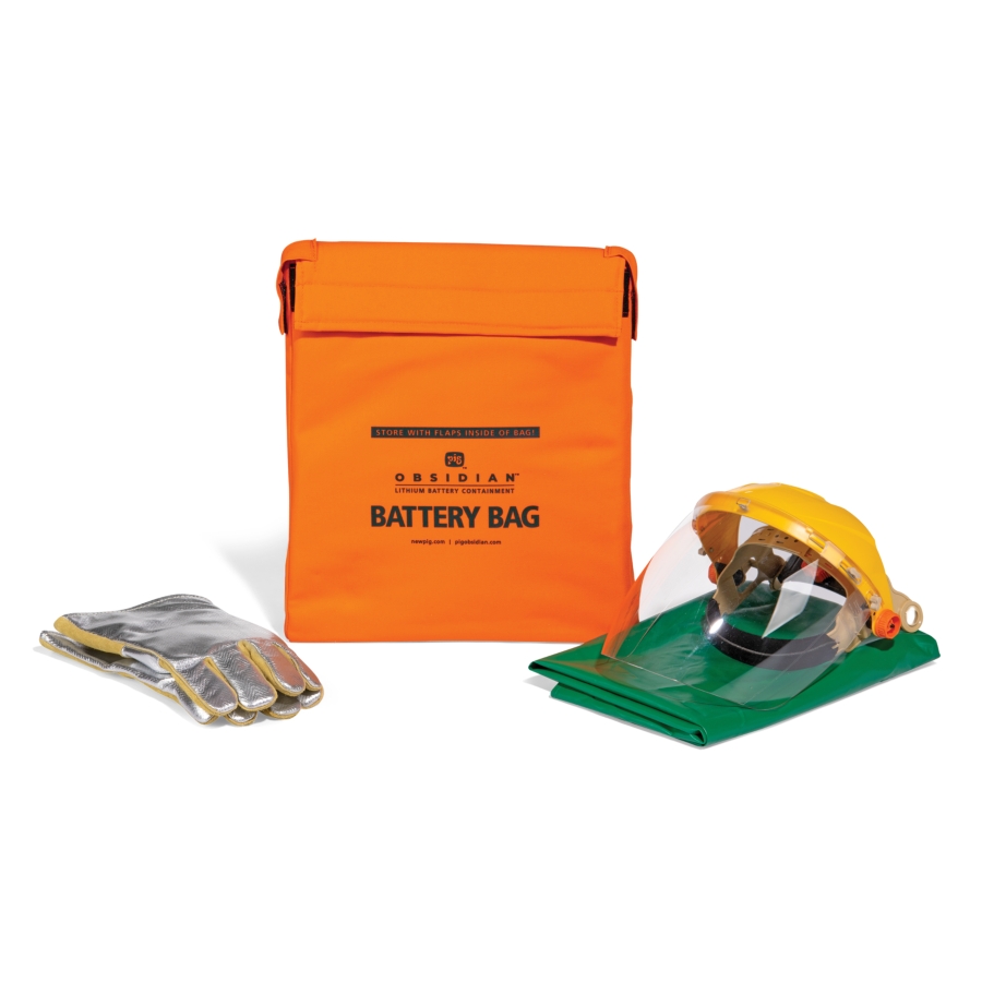 PIG Obsidian Battery Containment Bag Kit – New Pig