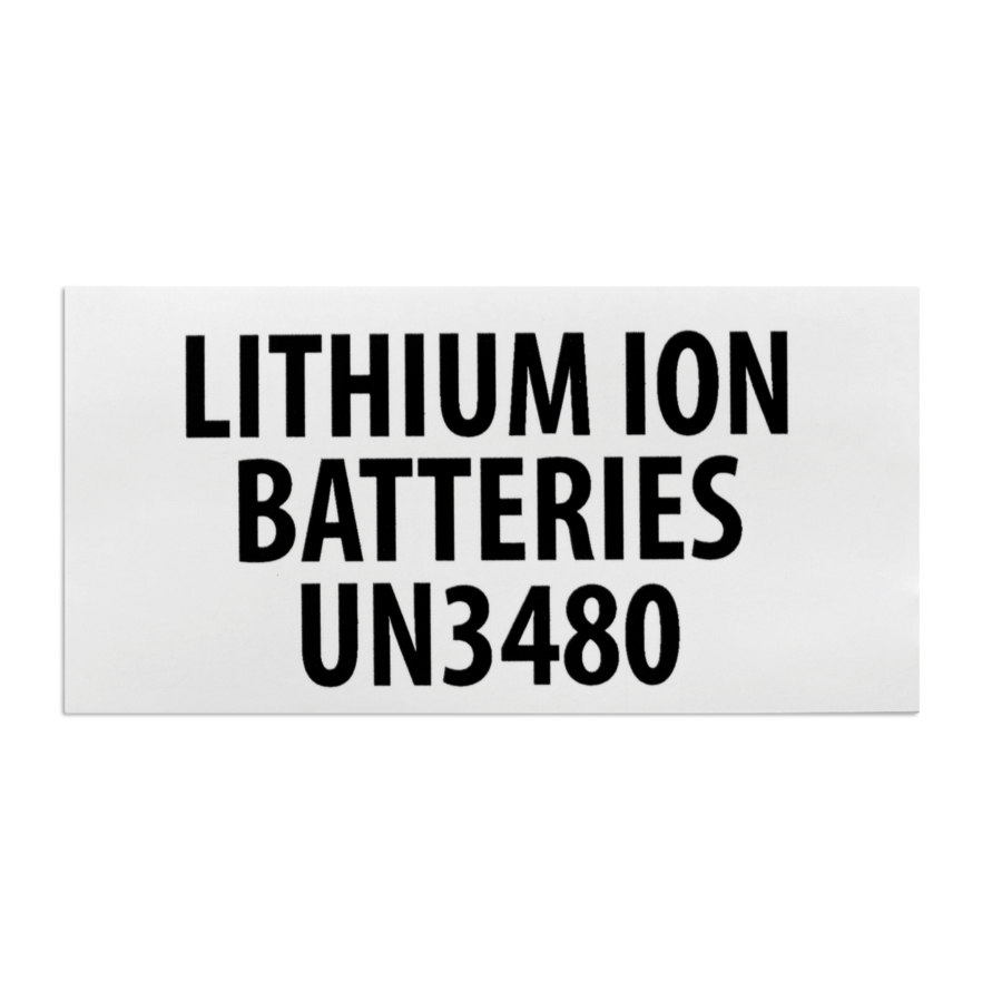 UN3480 Lithium-Ion Battery Shipping Label - BAT461 - New Pig