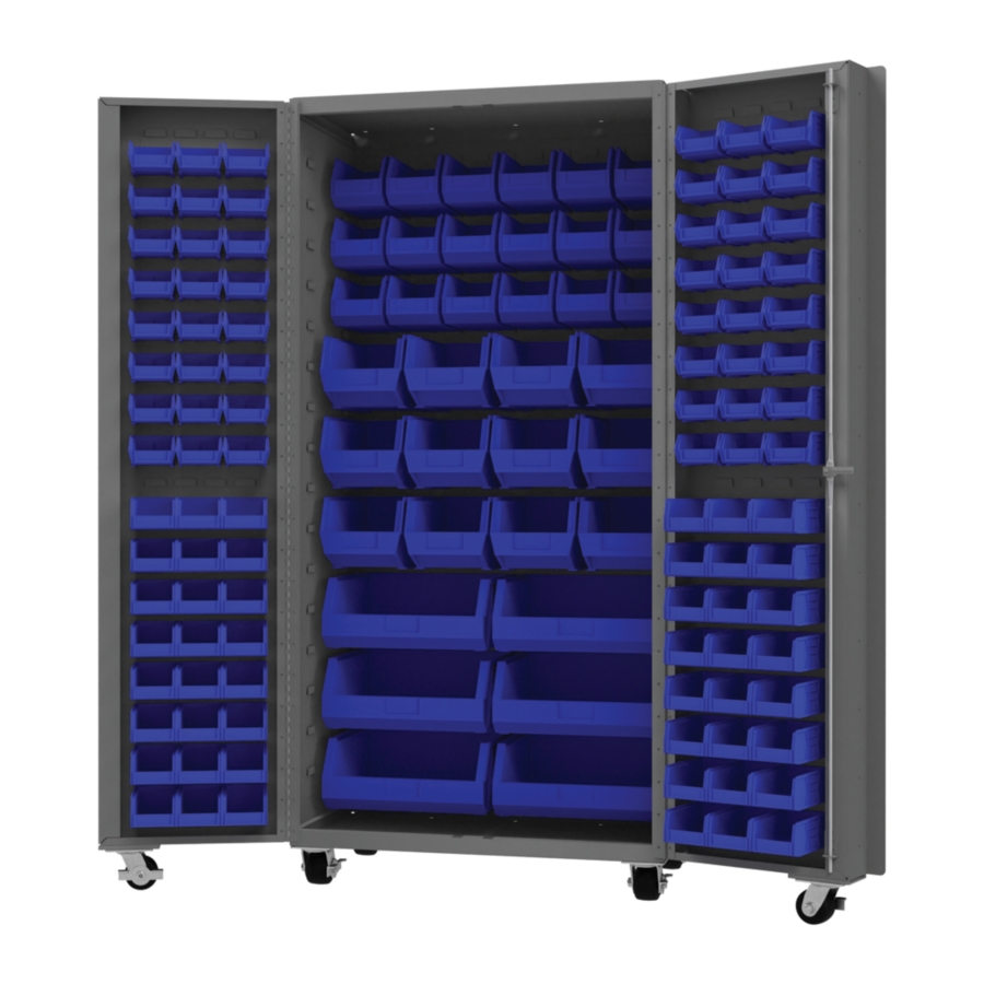 Durham® Mobile Storage Cabinet with Bins - CAB502 - New Pig