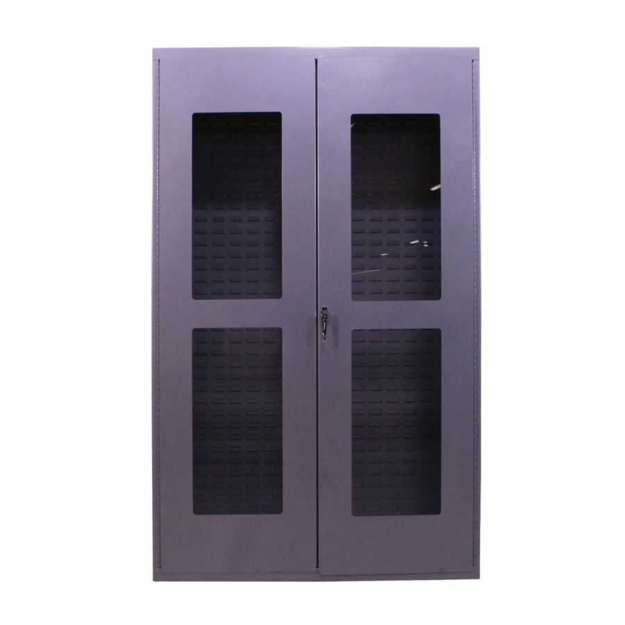 Valley Craft® Clear View Storage Cabinet with Louvered Panel - CAB551 ...