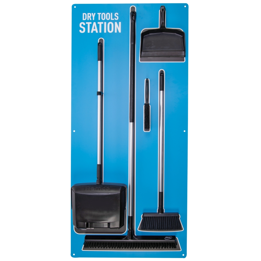 5S Shadow Board and Tool Kit for Cleaning in Dry Areas - CLN5000 - New Pig