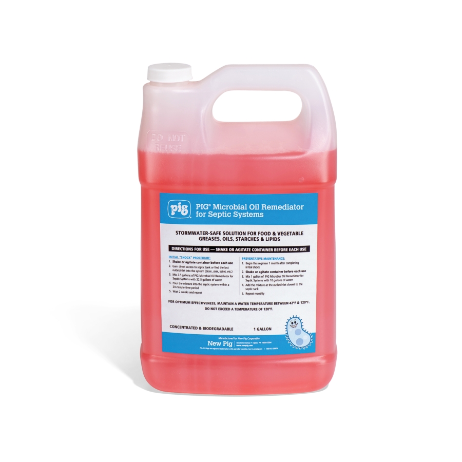Microbial Oil Remediator for Septic Systems - New Pig