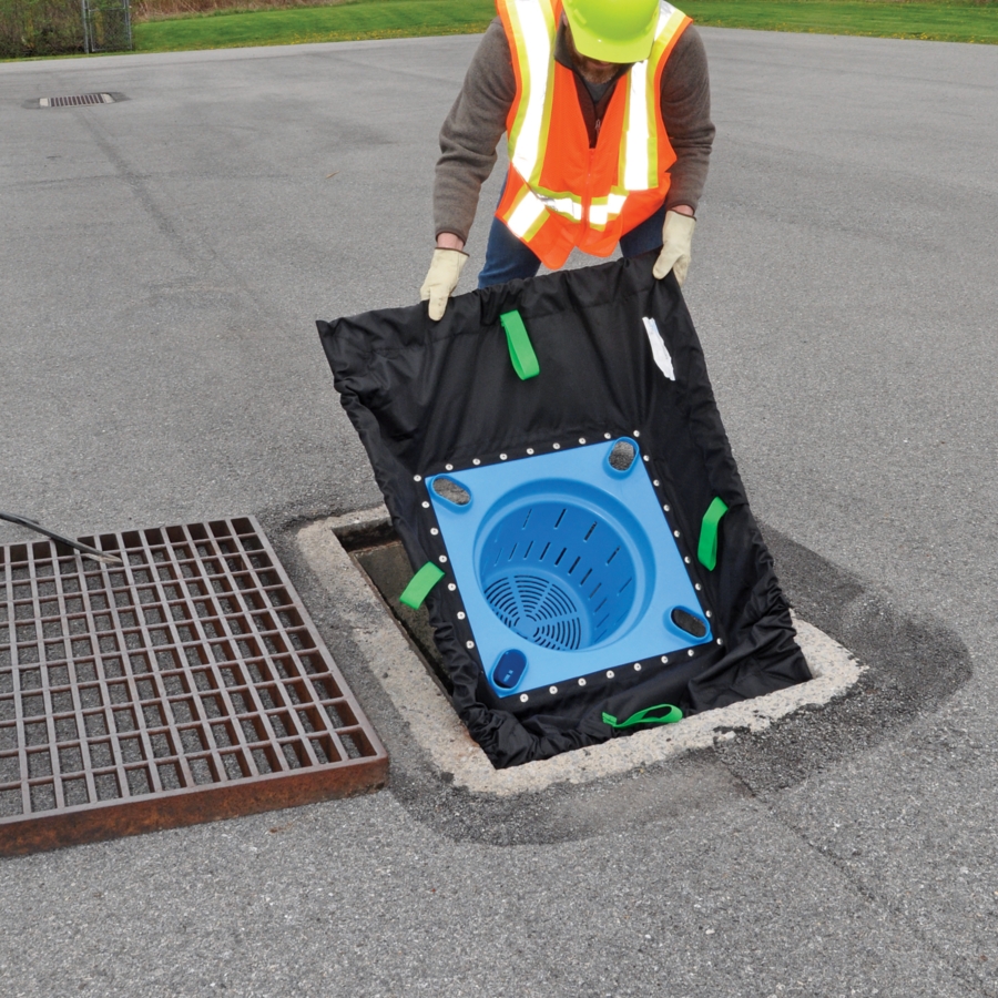 Catch Basin Inserts: Drain Filter for Oil and Sediment - New Pig