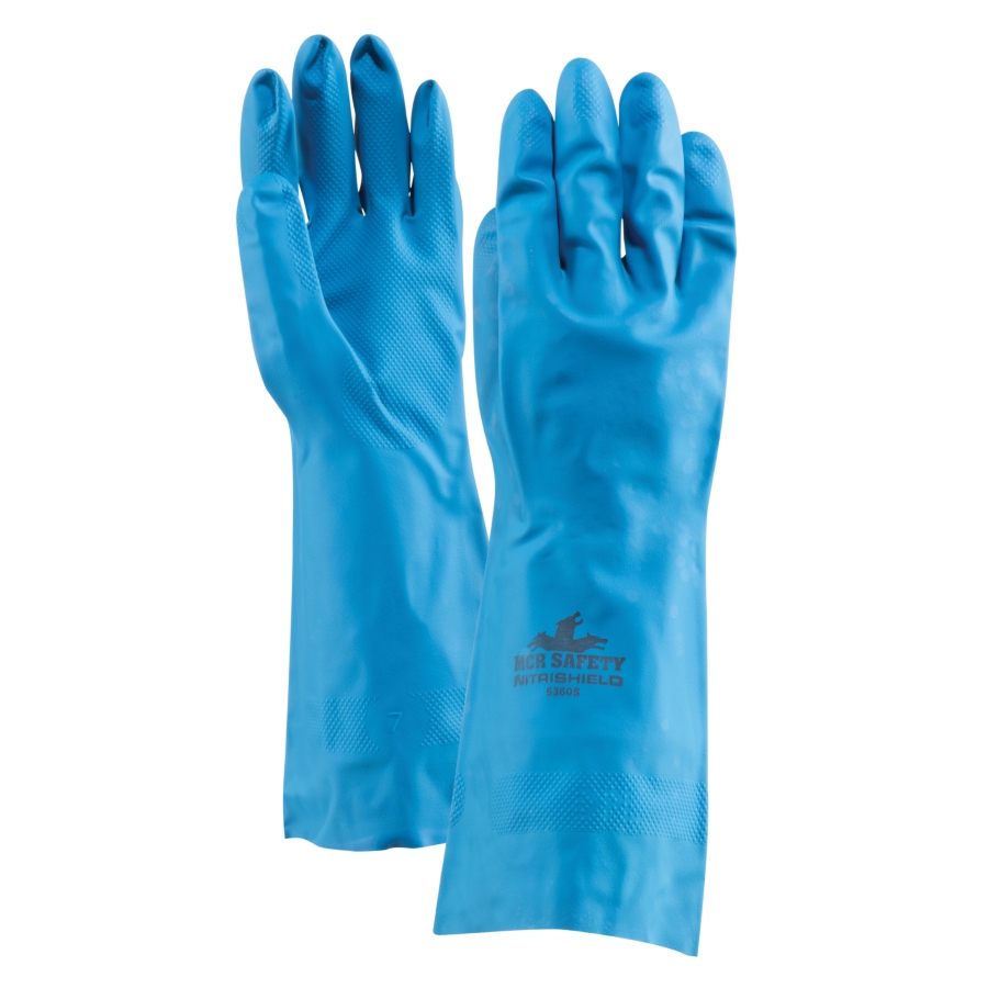 Metal-Detectable Nitrile Coated Gloves: MCR Safety - GLV815 - New Pig