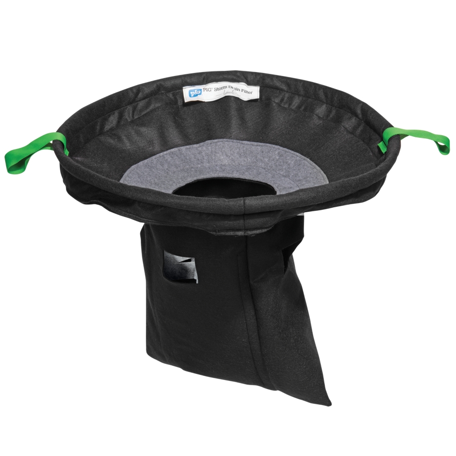 PIG Adjustable-Frame Storm Drain Filter: Round - New Pig