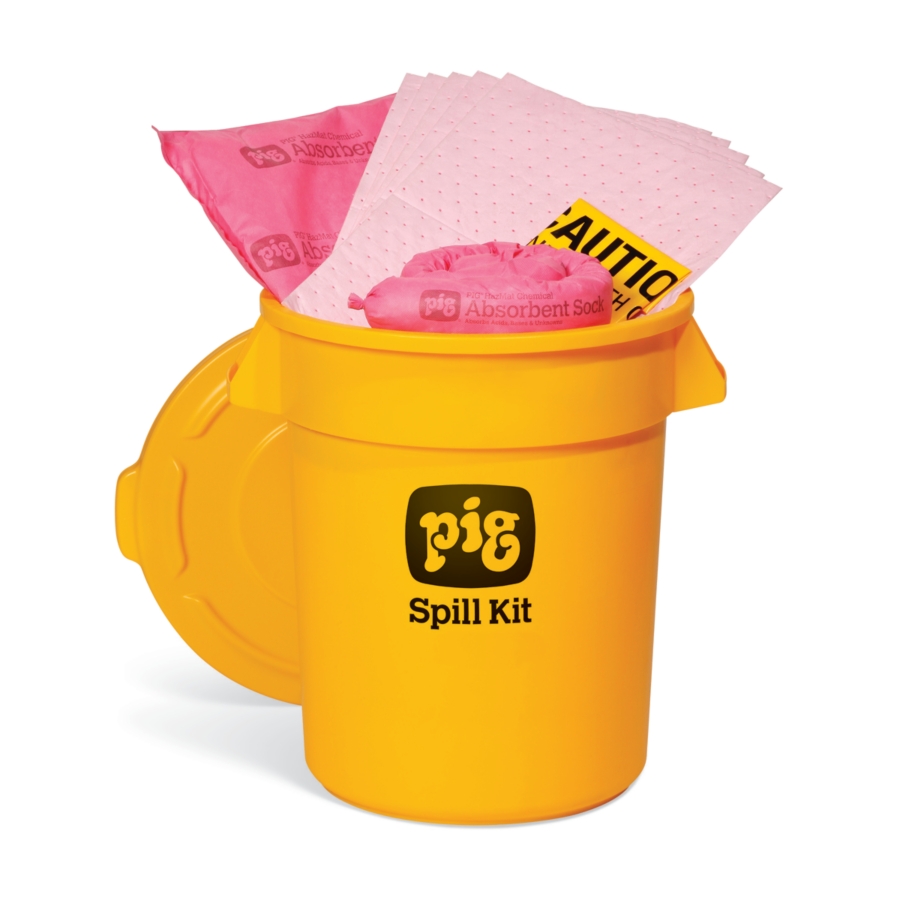 PIG® HazMat Spill Kit in High-Vis Economy Container - New Pig