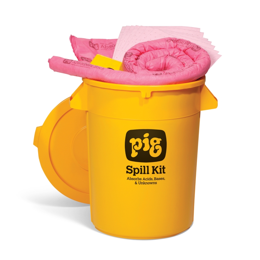 PIG® HazMat Spill Kit in High-Vis Economy Container - New Pig