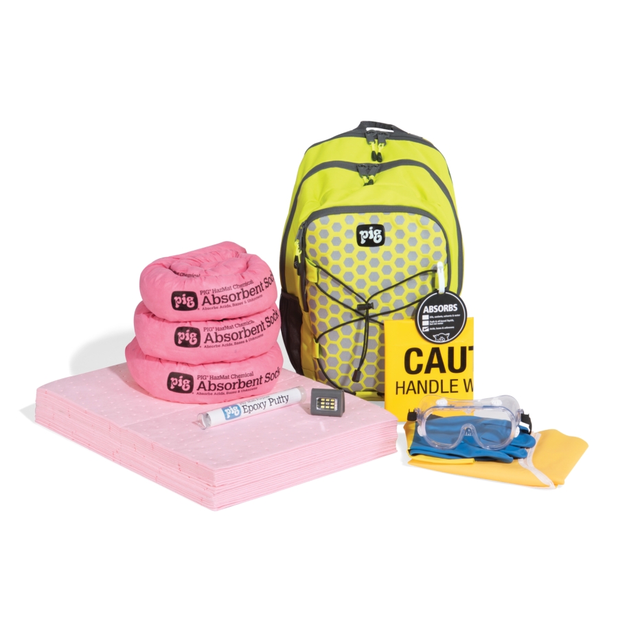 HazMat Spill Kit in Backpack for Remote Locations - New Pig