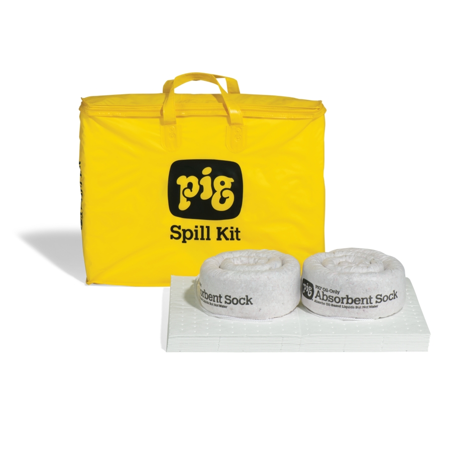 PIG Economical Spill Kit for Oils and Fuels - New Pig