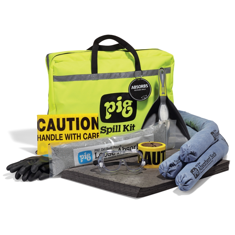 PIG Pesticide Spill Kit in Stowaway Bag - New Pig