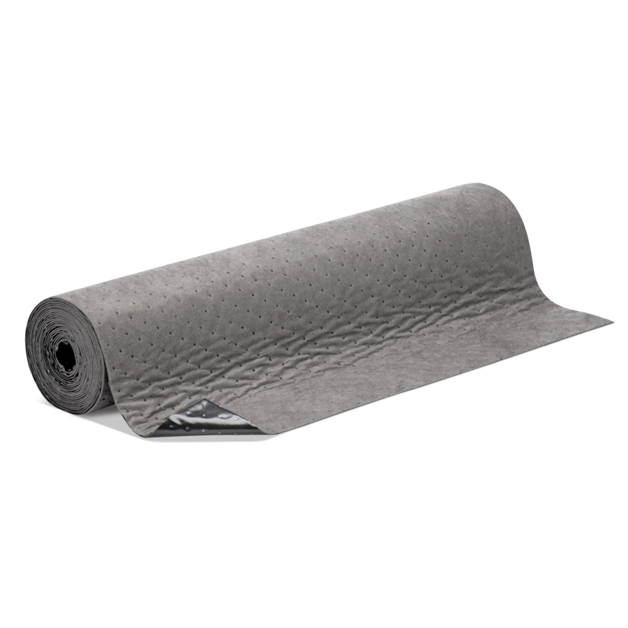 PIG Absorbent Mat Pad Roll with Poly Backing - New Pig