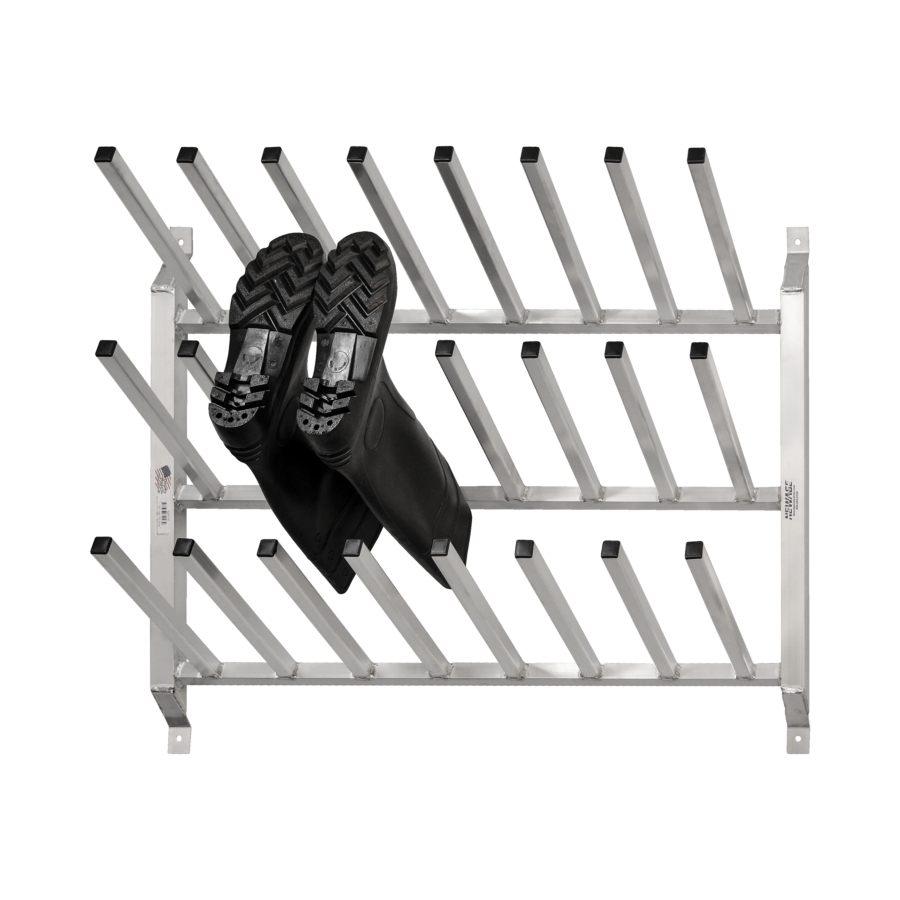 Boot Drying Rack: Aluminum for Rust Resistance - MTL1226 - New Pig