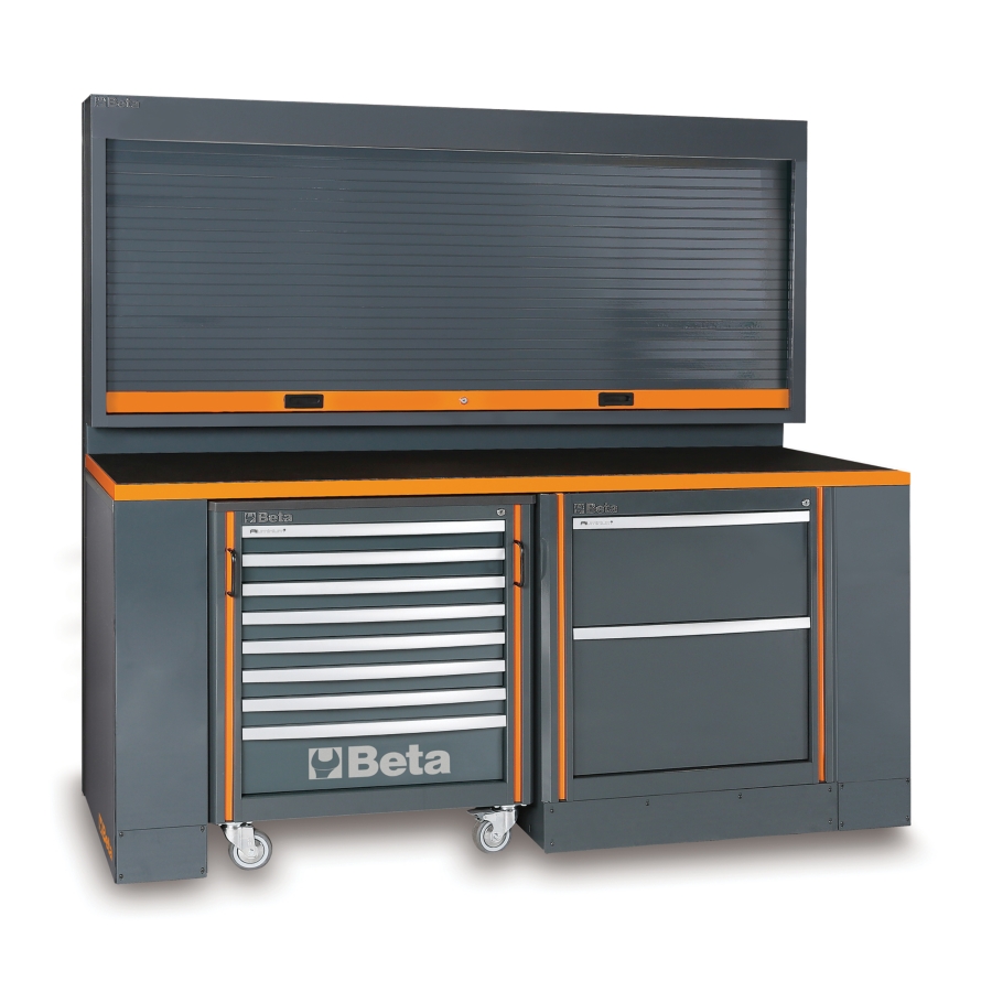 Beta Workstation with Drawers, Tool Wall and More - New Pig