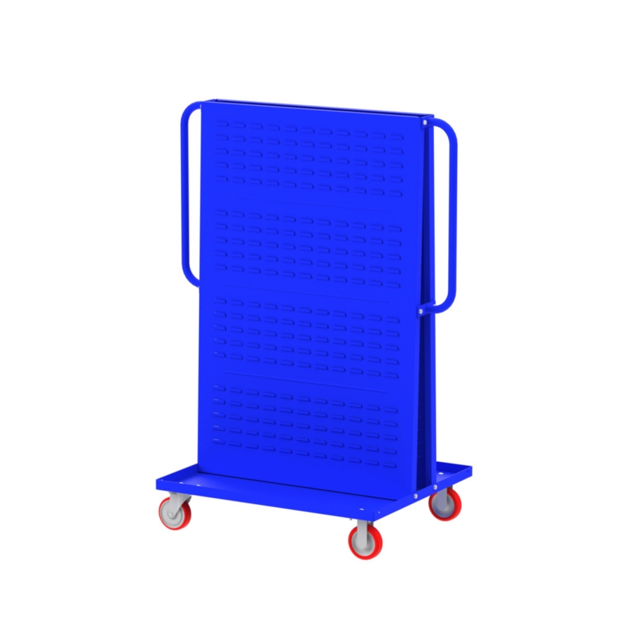 Valley Craft® A-Frame Cart with Louvered Bin Board - MTL553 - New Pig