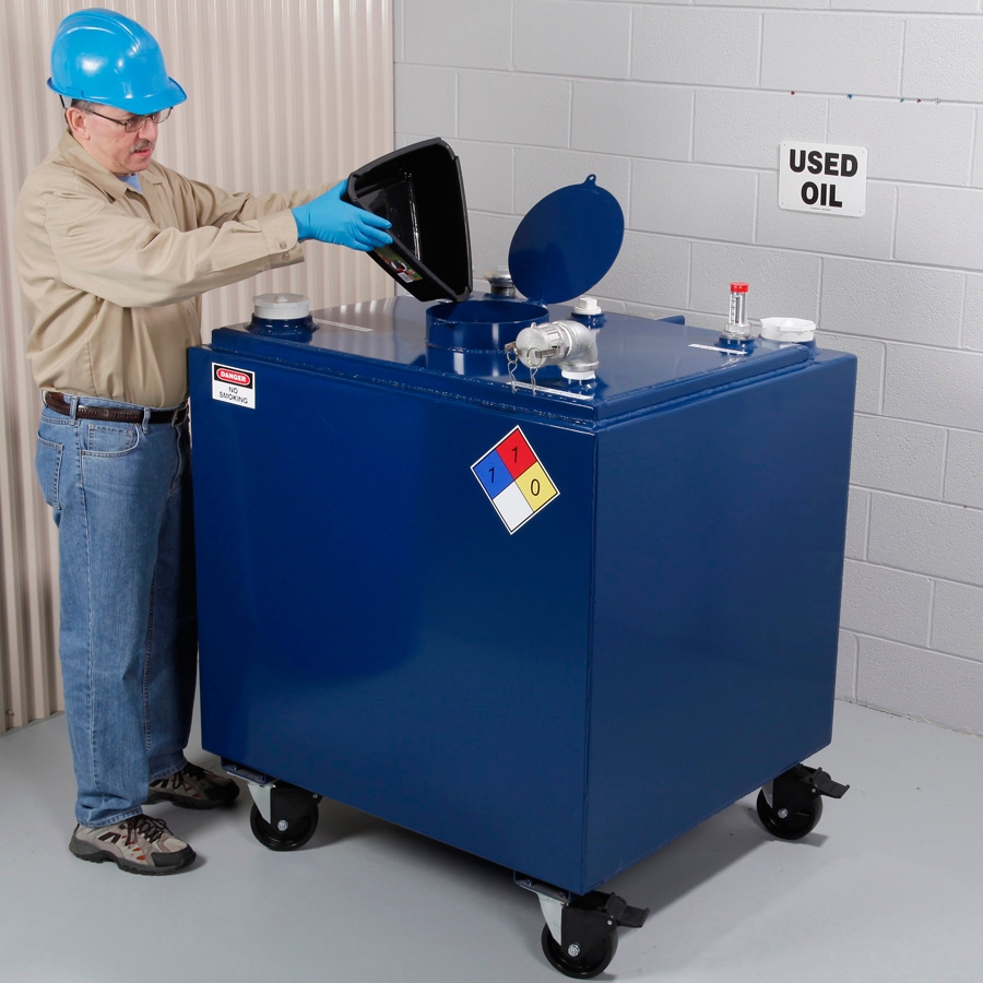 10-Gauge Double Wall Waste Oil Tank - PAK249 - New Pig