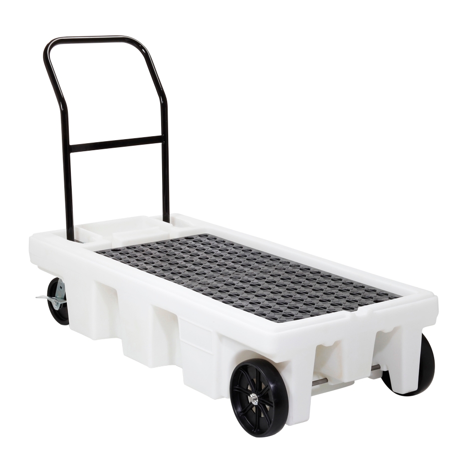 Spill Cart: 5- to 55-Gallon Drum Spill Containment - New Pig