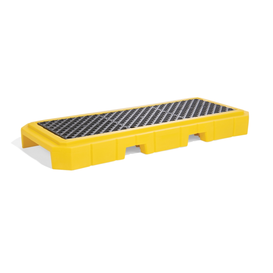 PIG® Heavy-Duty Drum Poly Spill Containment Pallet - PAK7003 - New Pig