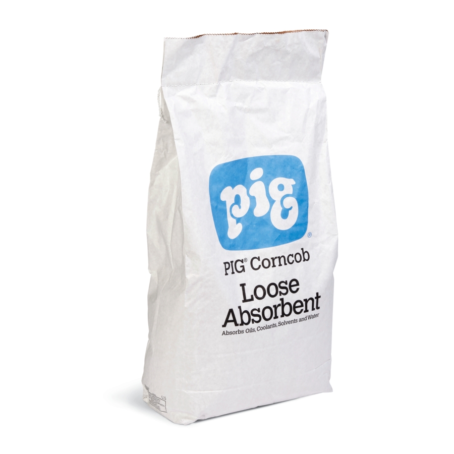 Corn Cob Grain Absorbent for Cleaning Thick Spills - New Pig