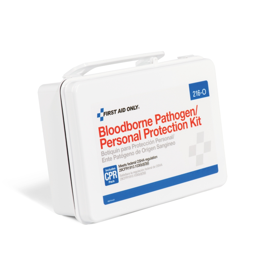 Bloodborne Pathogen Kit: For Cleanup with CPR Pack - New Pig