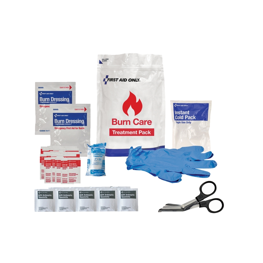 Burn Care Treatment Pack in Resealable Bag: First Aid Only - New Pig