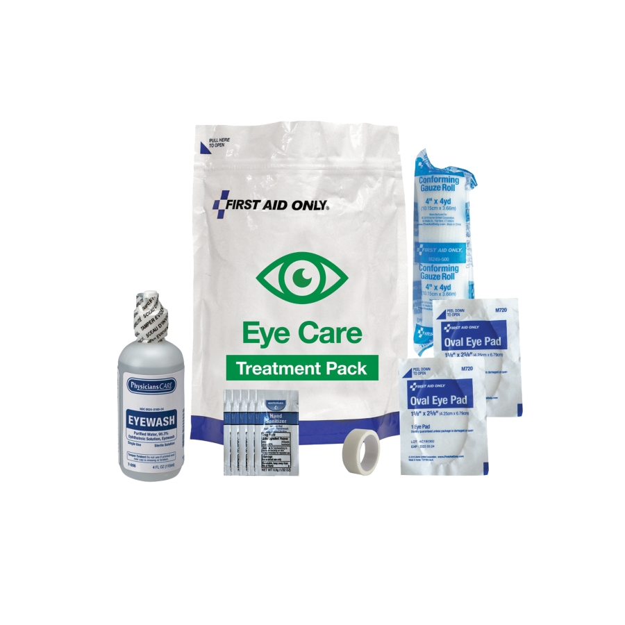 Eye Injury Treatment Pack in Resealable Bag: First Aid Only - New Pig