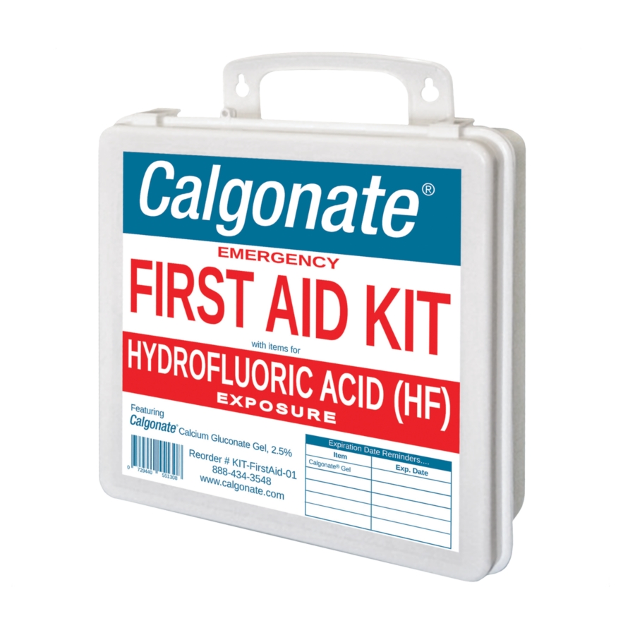 First Aid Kit for Minor HF Exposure and More: Calgonate - New Pig