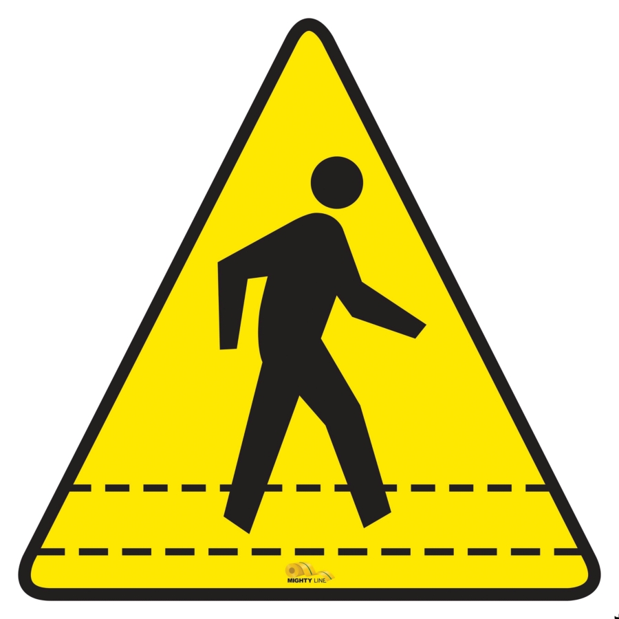 Mighty Line® Floor Marking Sign: Walkway Area - SGN2511 - New Pig