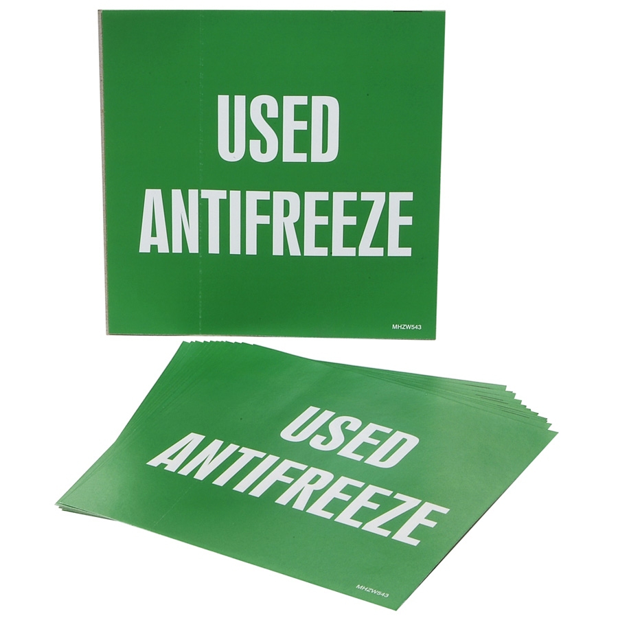 Buy your Used Antifreeze Drum ID Label SGN653 at newpig.com. - New Pig