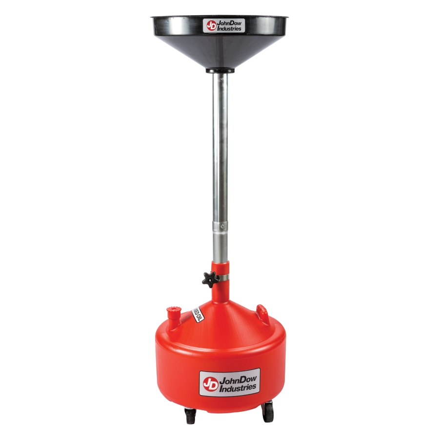 Portable Oil Drain System: Adjustable Height - New Pig