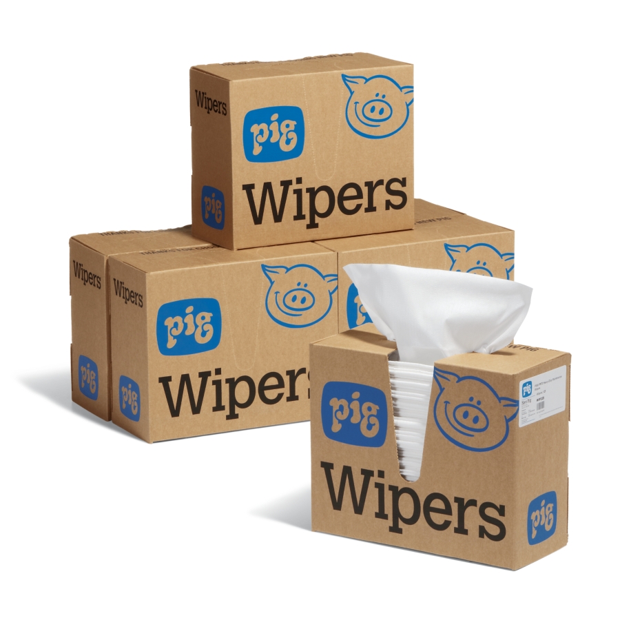 PIG® Disinfectant Compatible Disposable Dry Wipers - New Pig